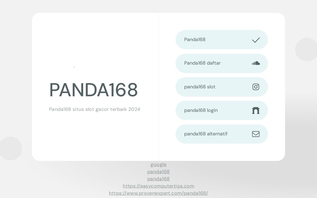 Panda168 link masuk terbaru 2024